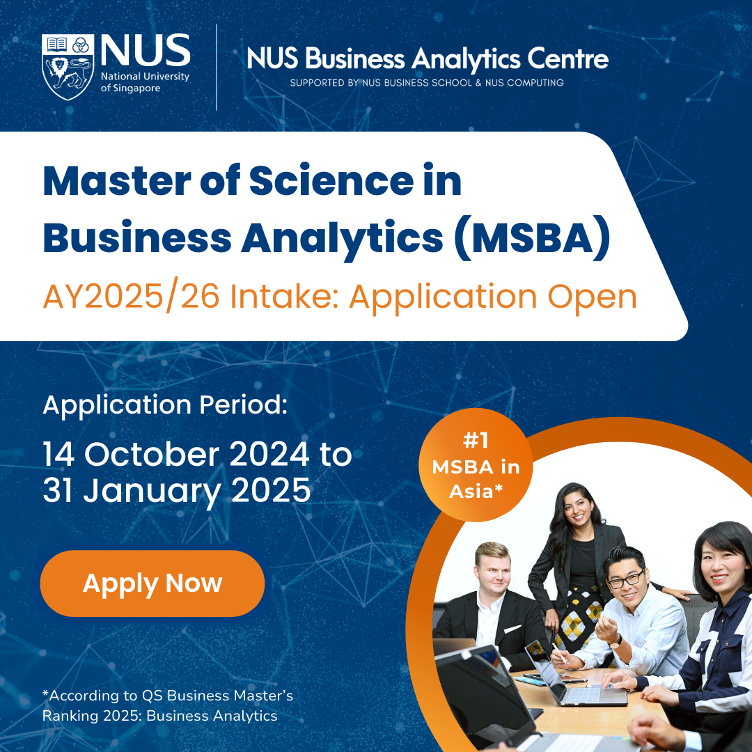 NUS MSBA AY2025/2026 Application – NUS